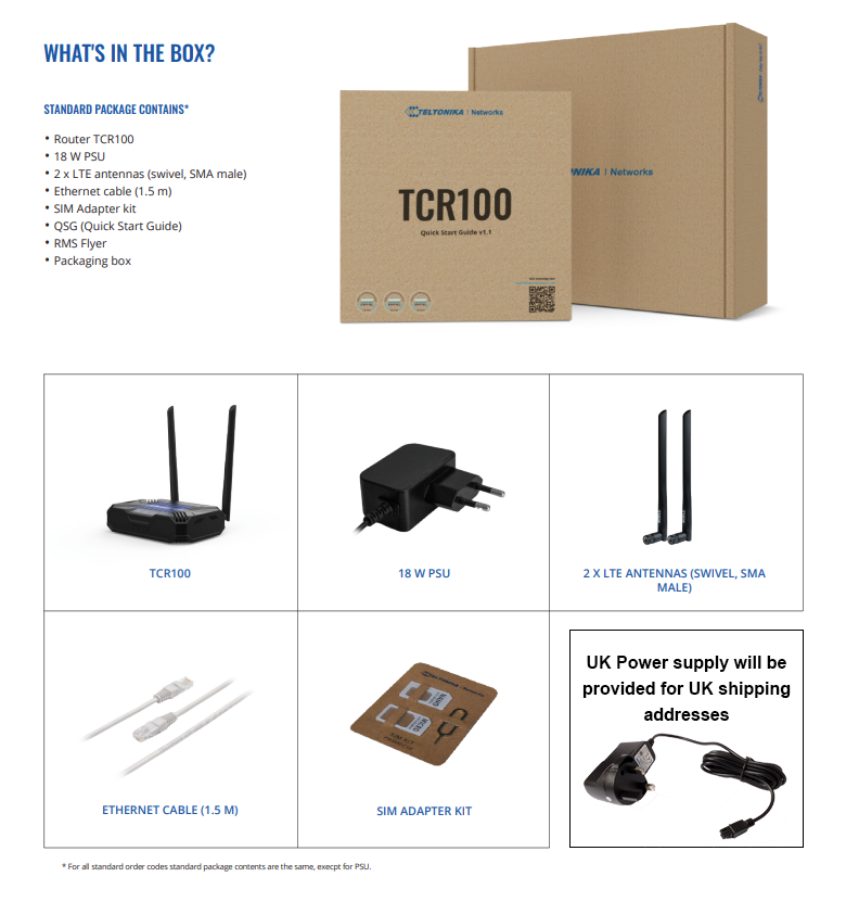 Teltonika 4G CAT6 router | LinuxKit