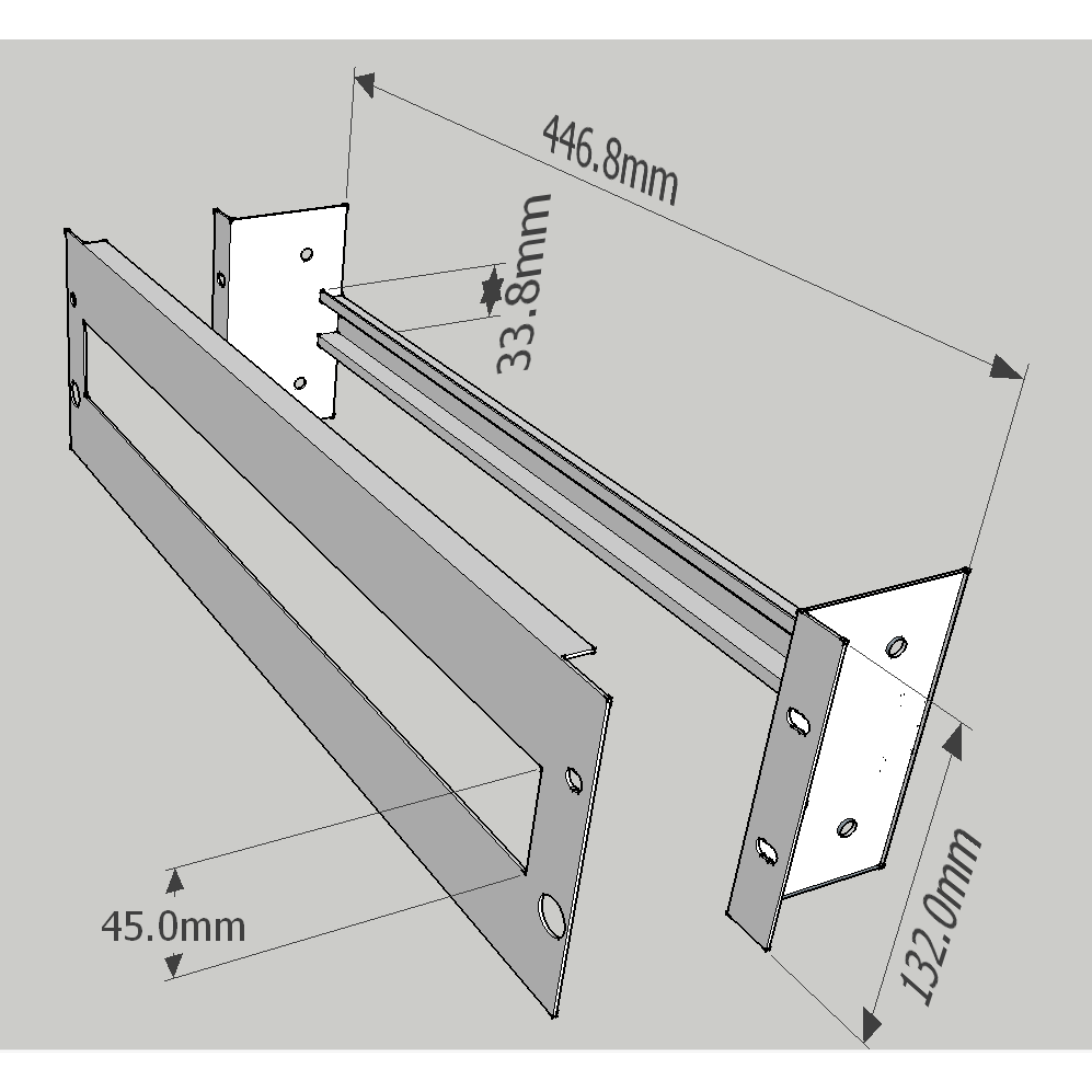 19 Inch RACK enclosure with DIN Rail | LinuxKit