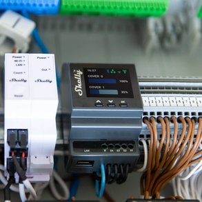 Shelly Pro Dual Cover PM DIN-Rail Mounted Cover/Shutter Controller with ...