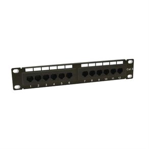 Titan 10 Rack Mount 12 Port 1U CAT6 Soho Patch Panel | LinuxKit
