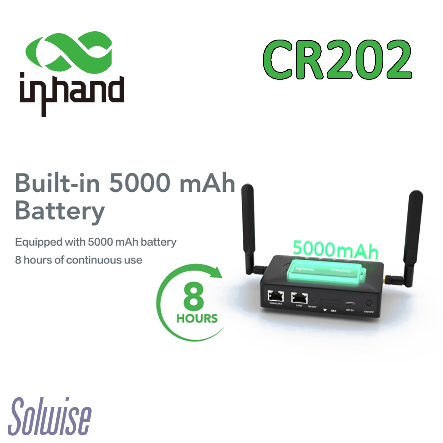 InHand 4G Router - Battery Powered | LinuxKit