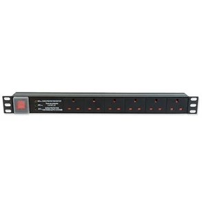 LMS Data 6-Way 1U 19-inch Horizontal Rackmount PDU | LinuxKit
