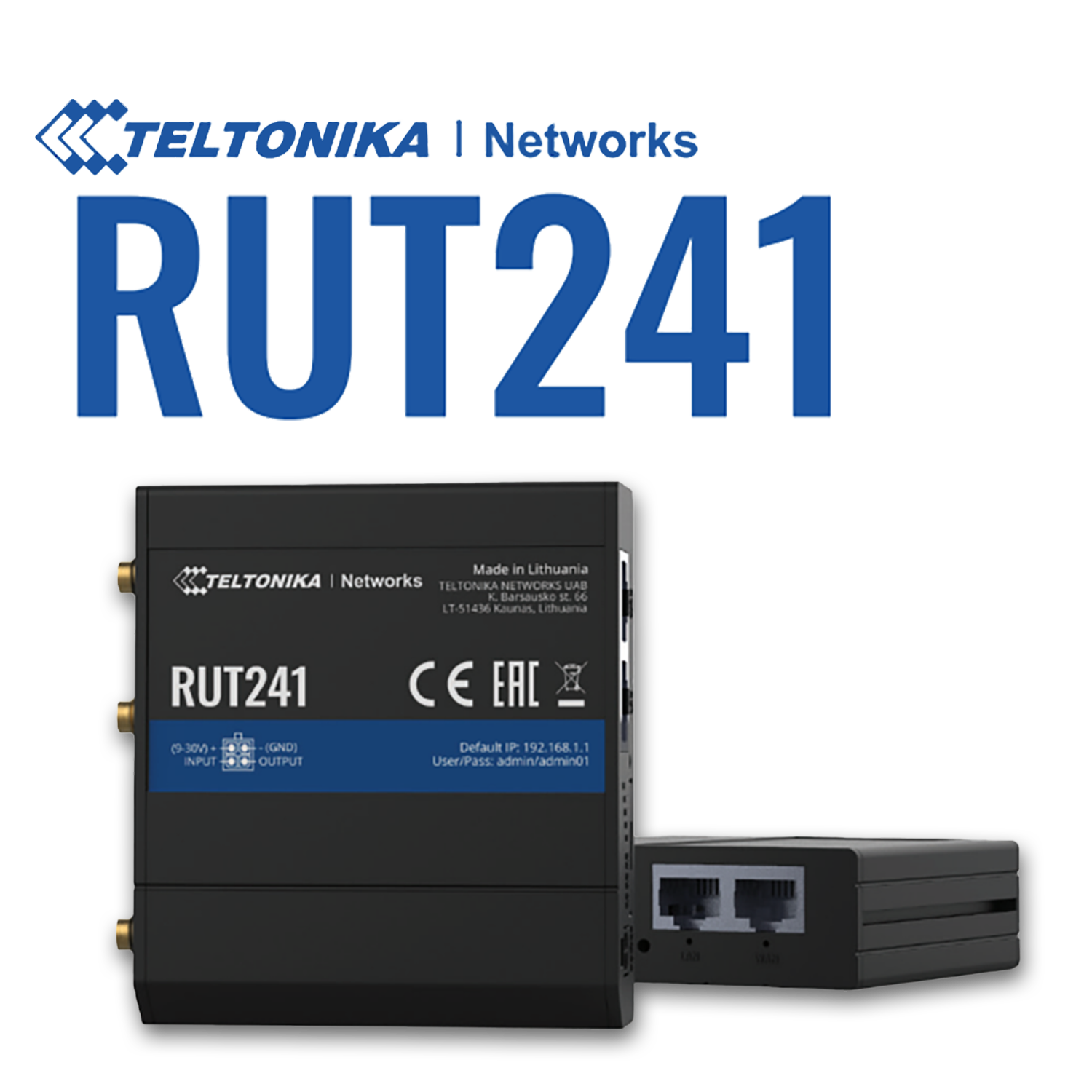 USA model - Teltonika 4G M2M router | LinuxKit