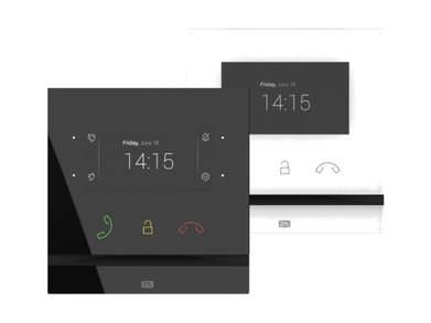 2N Indoor Compact Touchscreen Digital Intercom in White | LinuxKit